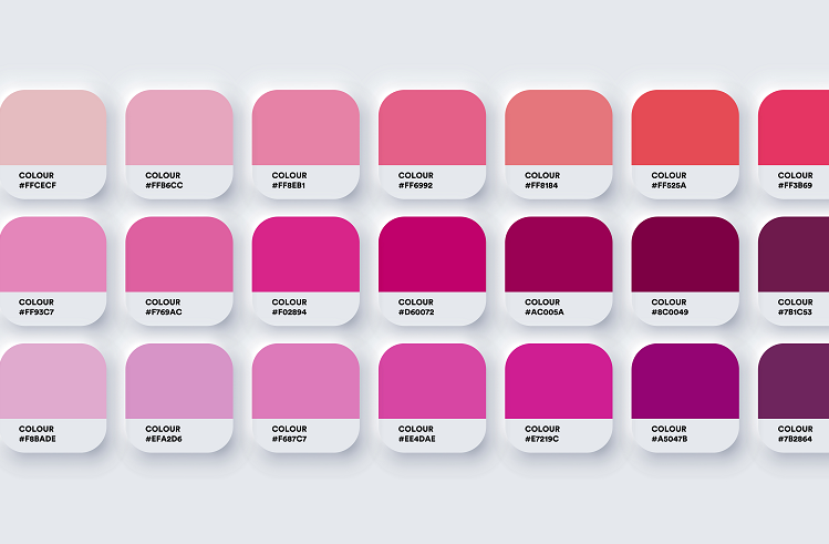 Il rosa: un colore moderno adatto a ogni settore del design
