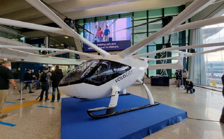 “VoloCity”, un taxi volante collegherà Roma con l’aeroporto di Fiumicino