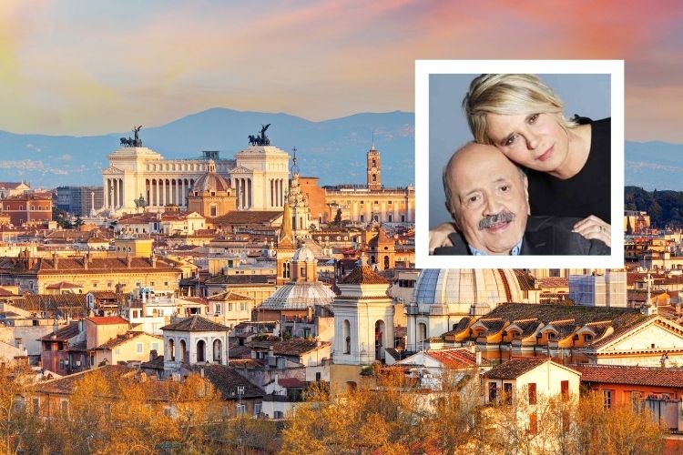 Dentro la casa e nel quartiere di Maurizio Costanzo e Maria De Filippi