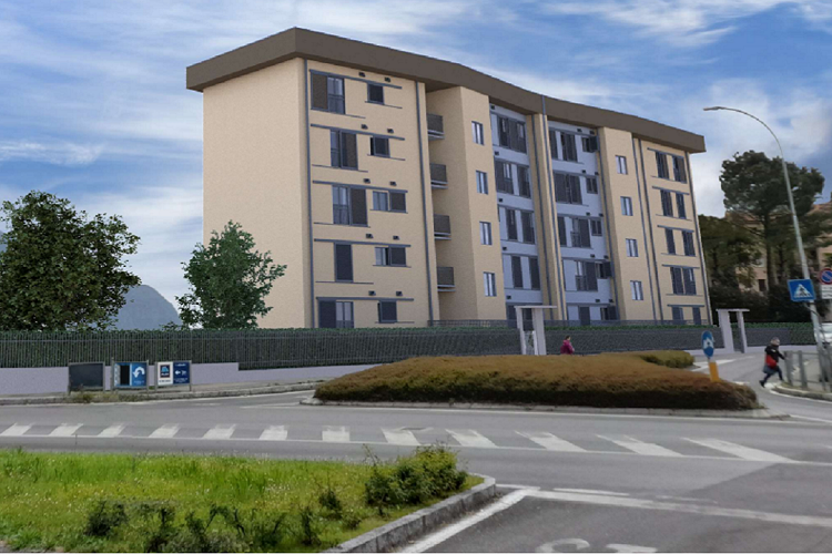 Progetto ecologico a Lecco: nuovi appartamenti in legno con spazi verdi