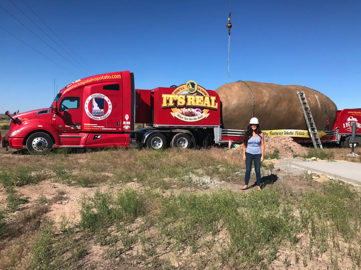 Al Big Potato Hotel in Idaho puoi dormire in un albergo a forma di patata