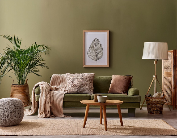 Color kaki (o cachi), ecco come usarlo per l'arredamento di casa