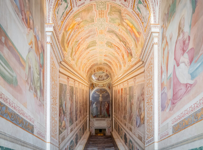 What is the Scala Santa in Rome and where is it located?