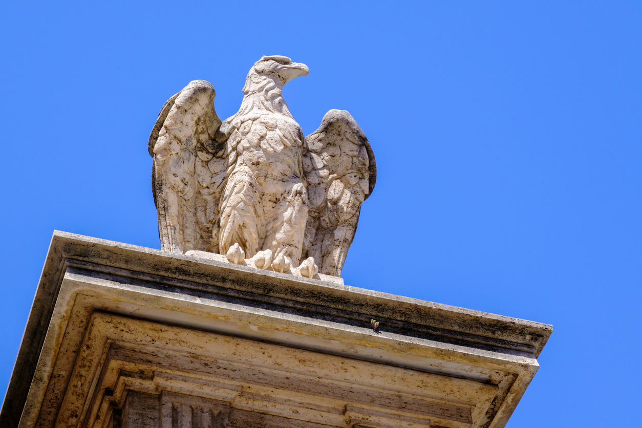 Why is the eagle the symbol of Rome?